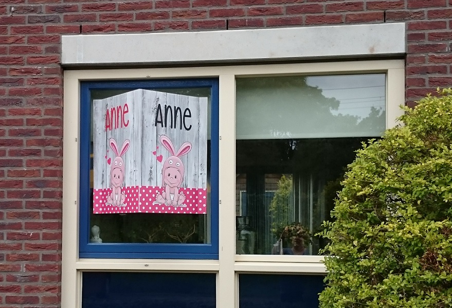 Raambord / geboortebord voor buiten